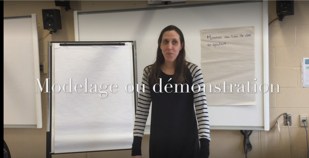 13.1 La mini-leçon en vidéos – Les ateliers d'écriture au primaire au CSSDM