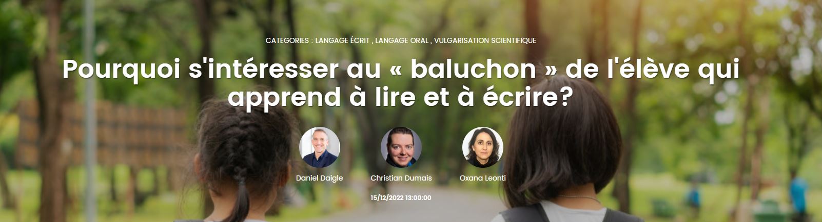 Infolettre 13 janvier 2023 – Inclusion scolaire